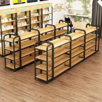 China Store Wall Grocery Shop Racks Double Sided Heavy Duty Display Rack for sale