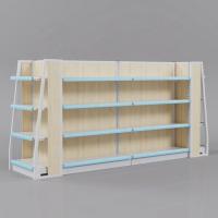 China Metal Gondola Shelf used supermarket advertising gondola rack for sale