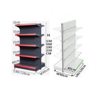 China Customized Used Good Price Fashionable Supermarket Store Advertising Gondola Rack for sale