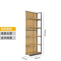 China Customized Used Wholesale metal wood shelves for supermarket/pharmacy/store for sale