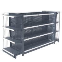 China Multi Layer Supermarket Shelf Display Heavy Duty Store Stand Racks for sale
