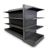 China Customized Supermarket Display Shelves Heavy Duty Metal Tuck Shop Goods Rack for sale
