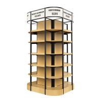 China Liquor Store Laminate Storage Shelves Gondola Fixtures Displays Retail Shelving for sale