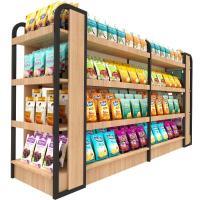 China Gondola Laminate Storage Shelves Retail Liquor Store Rack Anti Corrosion for sale