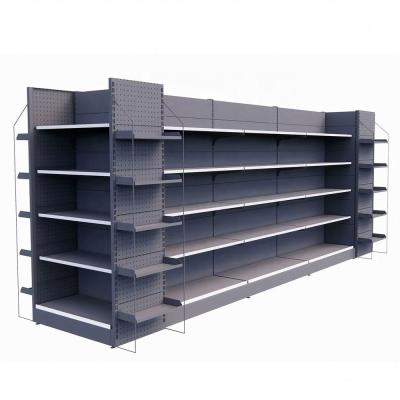 China Gondola Shelving Heavy Duty Industrial Racking Supermarket Shop Display Shelves for sale
