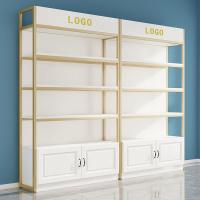 China Grocery Store Laminate Storage Shelves Supermarket Gondola Shelving Light Duty for sale