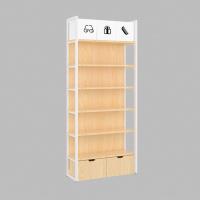 China Convenience Shop Metal Pallet Racks Grocery Gondola Display Shelves Light Duty for sale