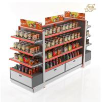 China Steel Laminate Storage Shelves Mini Supermarket Shelf Gondola Racking for sale