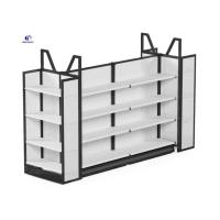 China Steel Laminate Storage Shelves Mini Supermarket Shelf Gondola Racking for sale