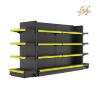 China Grocery Laminate Storage Shelves Customized Supermarket Display Stand for sale