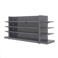 China Slatwall Heavy Duty Pallet Racks Metallic Gondola Display Unit For Shop for sale