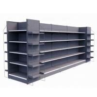 China Modern Gondola Laminate Storage Shelves Anti Corrosion Retail Store Racks for sale