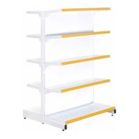 China Double side Gondola Rack Retail Store Shelving Retail Display Shelving for sale