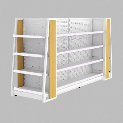China Adjustable Store Shelves Display Racks Commercial Shelves For Grocery Store for sale