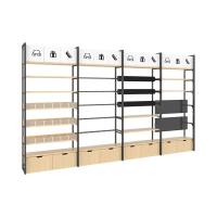 China Supermarket Racks Wholesale Grocery Shop Racks Shelves Design For Grocery Store for sale