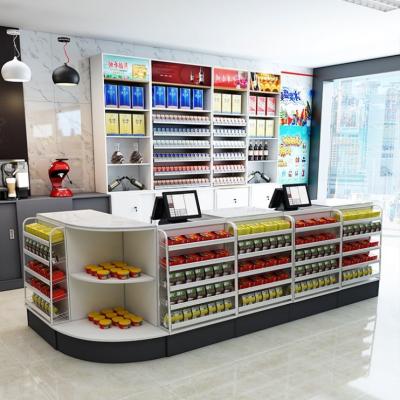 China Adjustable Retail Shelving Grocery Shop Racks Price Boutique Display Shelves Gondola For Retail Stores for sale
