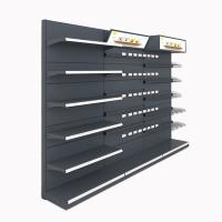 China Wholesale China Factory Supermarket Shopping Display Shelf Double Side Gondola Shelf Metal Supermarket Shelf Retail Display for sale
