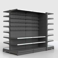 China Metal Supermarket Display Shelves Heavy Duty Grocery Retail Store Shelf for sale