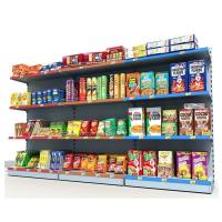 China Metallic Multi Layer Shelf Shop Storage Room Gondola Display Shelving for sale