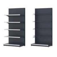 China Steel Multi Layer Shelf Supermarket Grocery Shop Racks Light Duty for sale