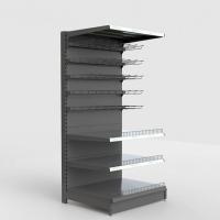 China Retail Store Gondola Display Rack Supermarket Metal Shelves Light Duty for sale