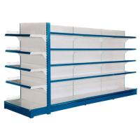 China Grocery Store Multi Layer Shelf Supermarket Gondola Display Rack Light Duty for sale