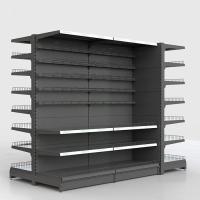 China Grocery Store Multi Layer Shelf Supermarket Gondola Display Rack Light Duty for sale