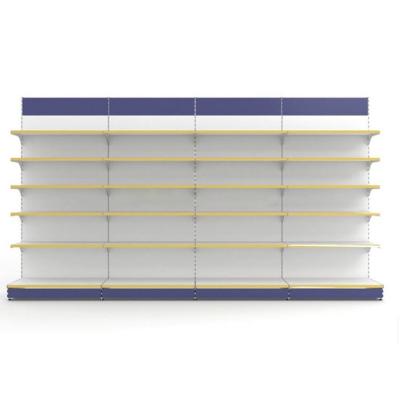 China Super Store Retail Grocery Shelving Metal Supermarket Display Rack Shelf for sale