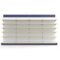 China Supermarket Gondola Shelving, Steel Shelves Used To Market, Store Shop Rack Display for sale