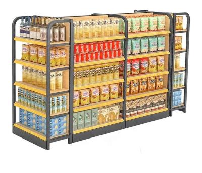 China Customized Used Metal Supermarket Shelves Gondola Shop Racks With Good Selling for sale