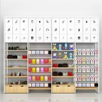 China Retail gondola shelving supplier black gondola shelves for sale for sale