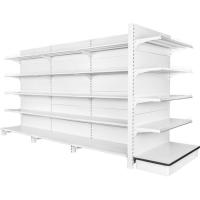 China Customized Used Factory Price Multi Layers Steel Supermarket Shelf /High Quality Metal Double/Single Sided Fixed/Storage Racks for sale