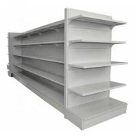 China Wan Hongxin factory metal multi-tier heavy duty rack supermarket shelves gondola for pharmacy for sale