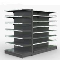 China Wan Hongxin factory metal multi-tier heavy duty rack supermarket shelves gondola for pharmacy for sale