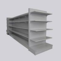 China Customized Used Wan Hongxin Shelves Store Stainless Steel Display Rack Gondola Shelving Supermarket Shelf for sale