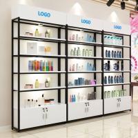 China Customized Used Wan Hongxin Shelves Store Stainless Steel Display Rack Gondola Shelving Supermarket Shelf for sale