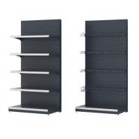 China Gondola Shelving Units Glass Shelves Merchandise Display Shelves Departmental Store Racks For Sale for sale