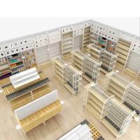 China Gondola Shelving Units Glass Shelves Merchandise Display Shelves Departmental Store Racks For Sale for sale