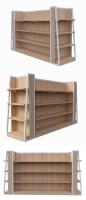 China Steel Double Side Store Gondola Grocery Shopping Shelf Used In Supermarket With Wire Mesh for sale