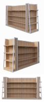 China Steel Double Side Store Gondola Grocery Shopping Shelf Used In Supermarket With Wire Mesh for sale