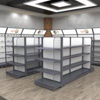 China New style Retail store supermarket grocery store shelves shelving display gondola rack for sale