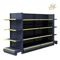 China Customized Used Supermarket Shelf Display Rack Grocery Store Supermarket Display Gondola Double Sided Shelving Supermarket for sale