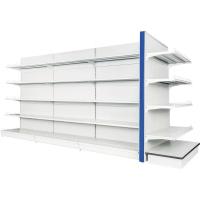 China Customized Wan Hongxin shelves 4 tier round used shelf shop shelving supermarket  display shelving for sale