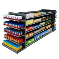 China Customized boutique store furniture display white metal shelves store for wholesale for sale