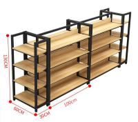 China Customized boutique store furniture display white metal shelves store for wholesale for sale