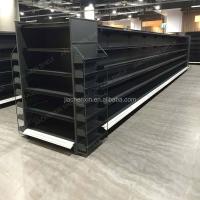 China Modern Wall Mount Shelves Medical Store Shelves Metal Pharmacy Display Shelves Furniture LED Light Retail Pharmacy Decoration for sale