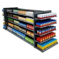 China Wholesale Supplier Double Sided Store Shelves Children Shop Display Rack Shelves For Boutique Store for sale