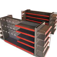 China Wholesale Supplier Double Sided Store Shelves Children Shop Display Rack Shelves For Boutique Store for sale