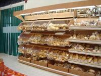 China Metal supermarket display gondola store shelf with wire mesh used for market for sale