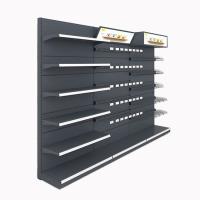 China Metal supermarket display gondola store shelf with wire mesh used for market for sale